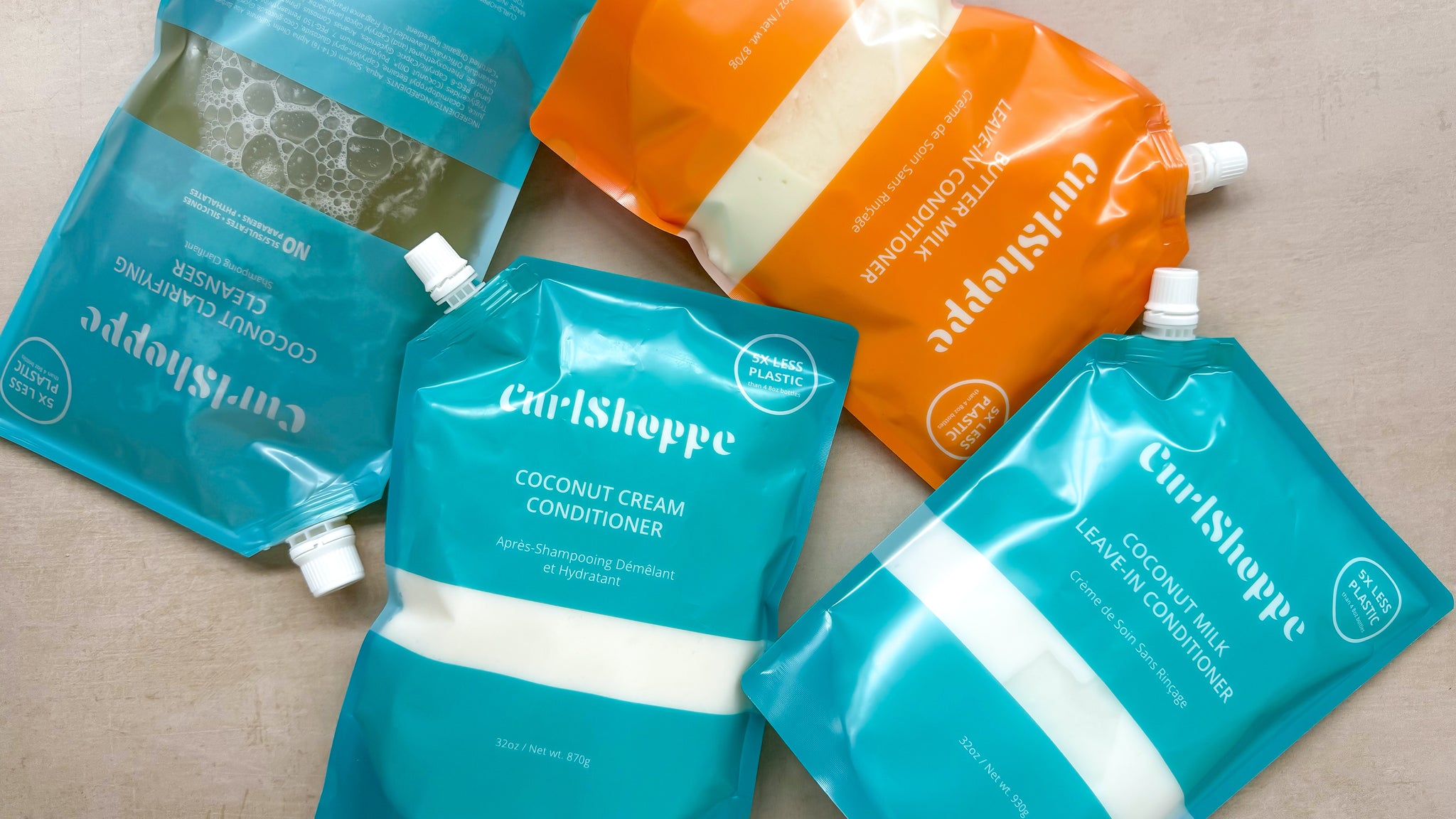 Refill Pouches for Curly Hair - CurlShoppe